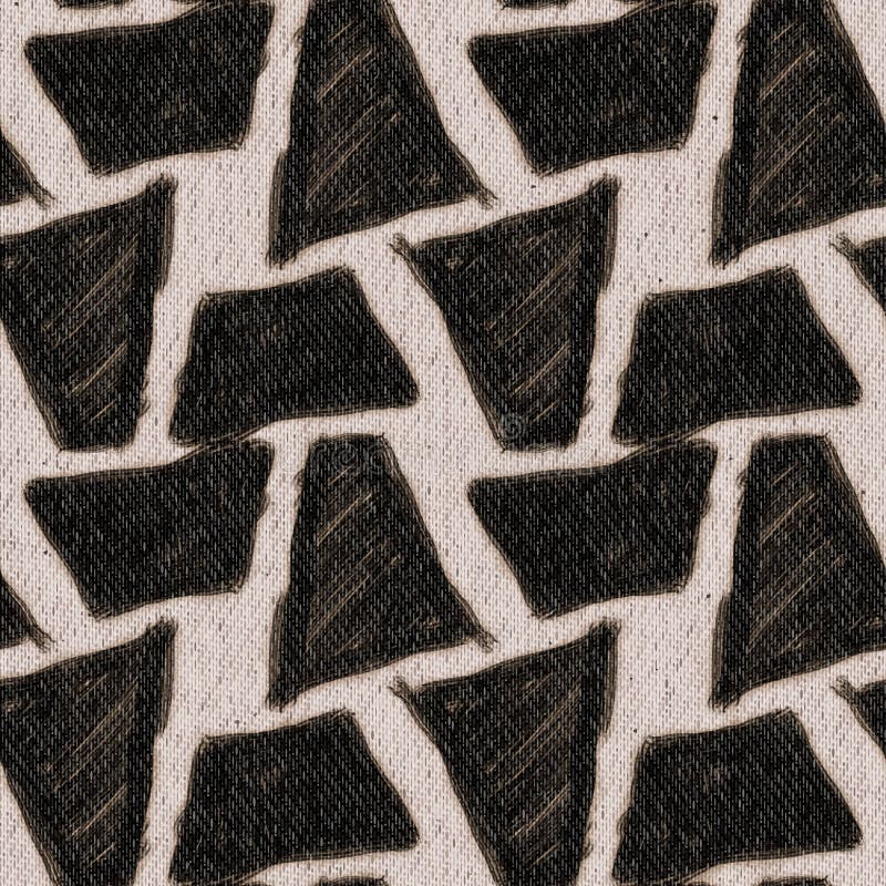 Seamless Tan Neutral Colored Denim Pattern Design for Print Stock Image ...