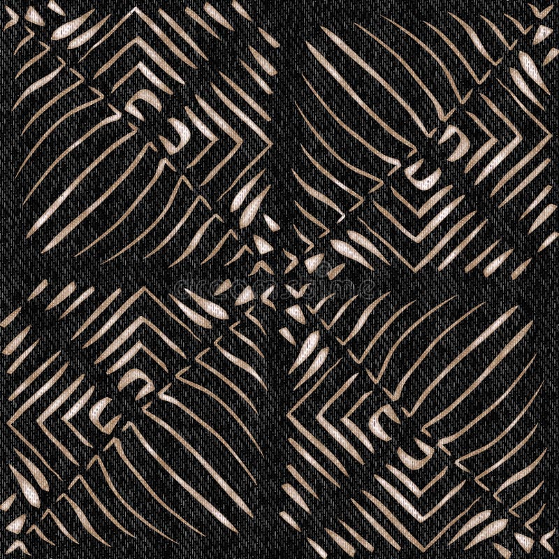 Seamless Tan Neutral Colored Denim Pattern Design for Print Stock Image ...