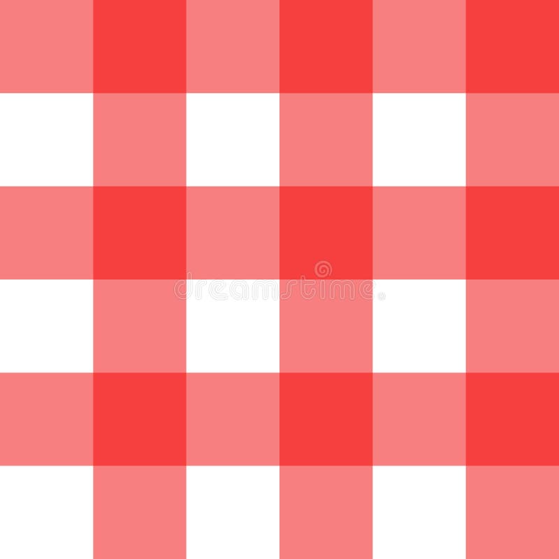 Red Checkered Picnic Border Stock Illustrations – 210 Red Checkered ...