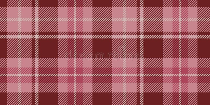 The Seamless Tartan Pattern, Rendered in Shades in Pink and Red Color ...