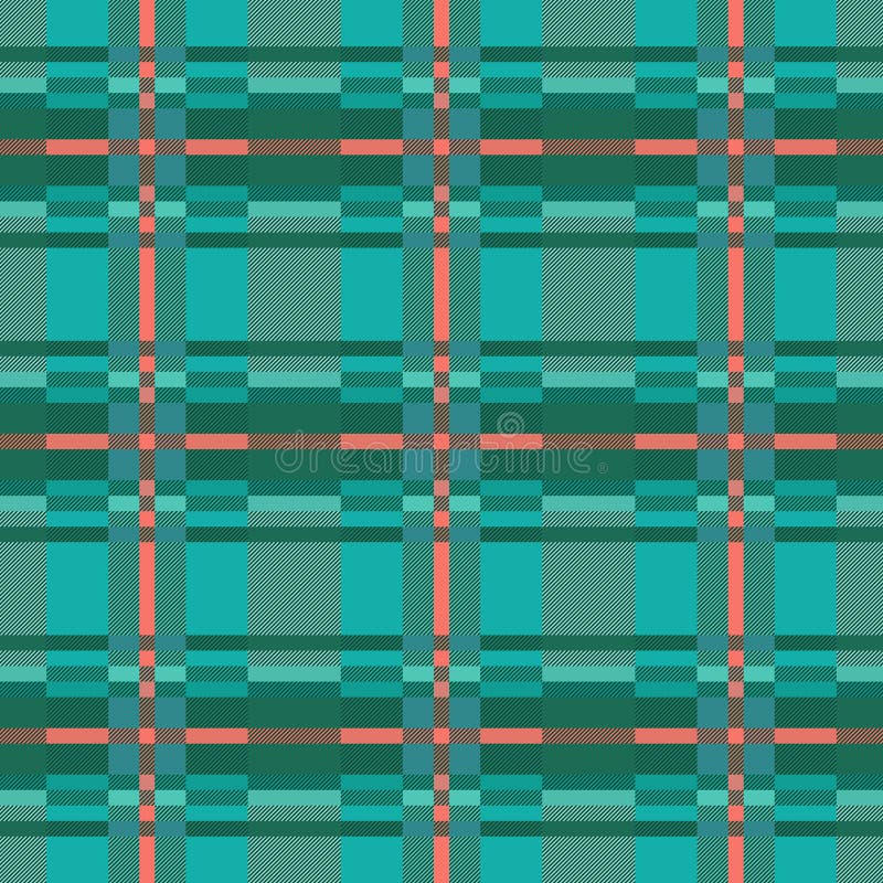 Seamless Tartan Rectangular Pattern Stock Vector - Illustration of ...