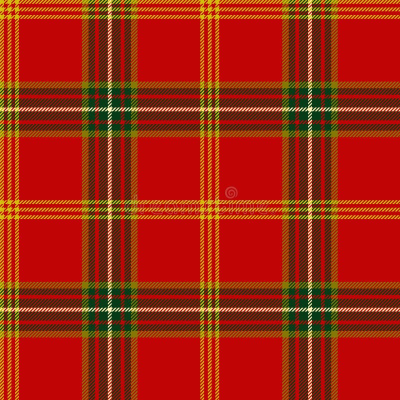 Seamless Tartan Vector Pattern Stock Vector - Illustration of cloth ...