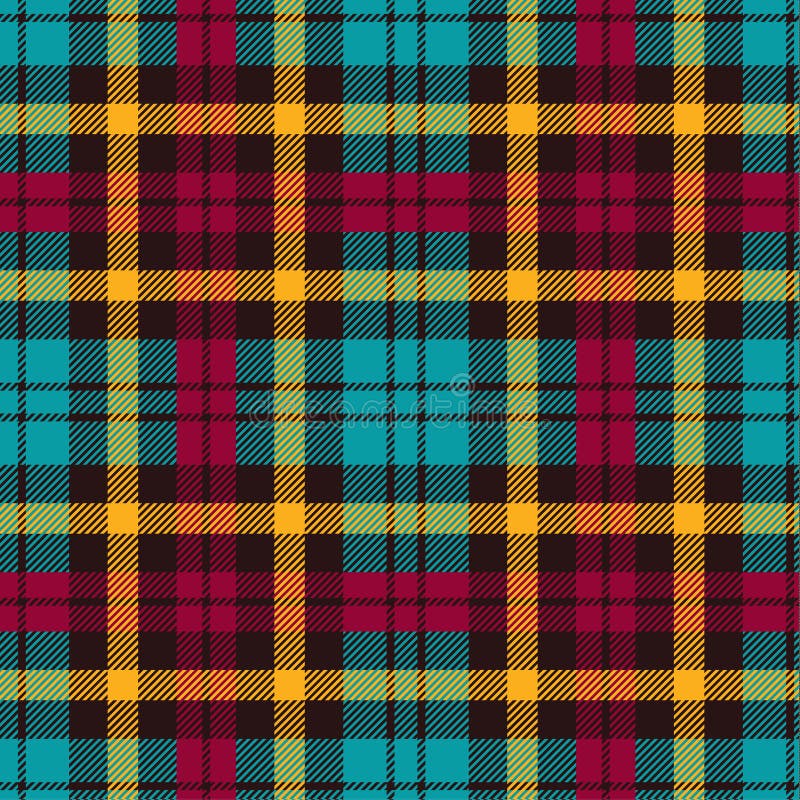 Seamless Tartan Vector Pattern Stock Vector - Illustration of classic ...