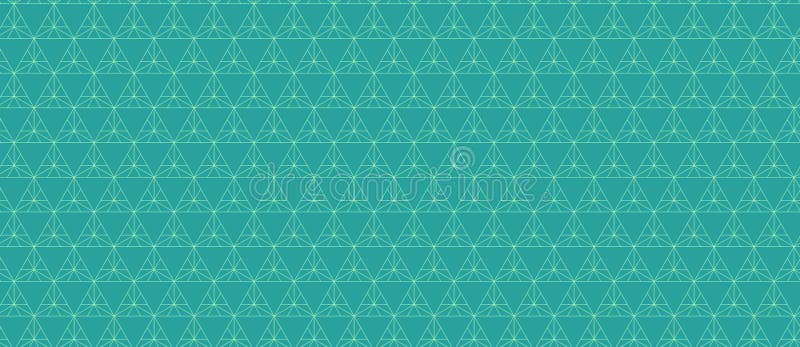 Seamless Teal Geometric Pattern. Intricate Triangle Design Ideal for ...