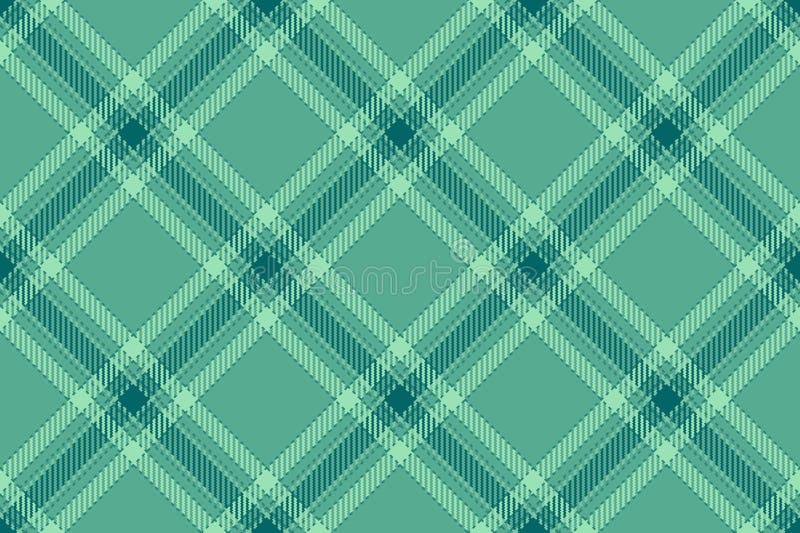 Seamless Teal and Mint Green Plaid Pattern. Perfect for Textile Designs ...