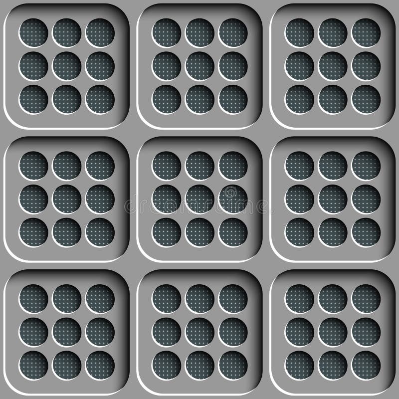 Seamless Tech Pattern. Abstract Contemporary Background Stock Vector ...