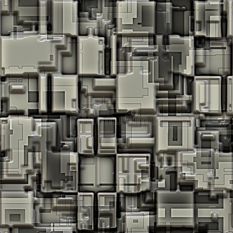 Seamless Techno Background stock illustration. Illustration of backdrop ...