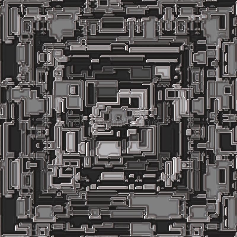 Seamless Techno Background stock illustration. Illustration of ...