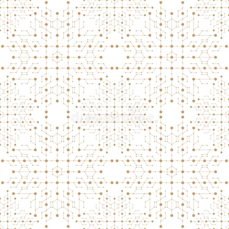 Seamless Technology Pattern. Modern Stylish Texture. Geometric Science ...