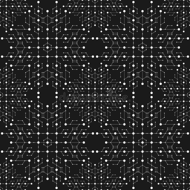 Seamless Technology Pattern. Modern Stylish Texture. Geometric Science ...