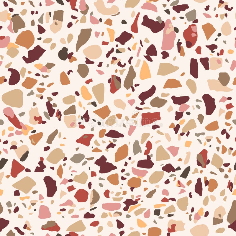 Seamless Terrazzo Flooring Abstract Pattern. Luxury Stone Texture on ...