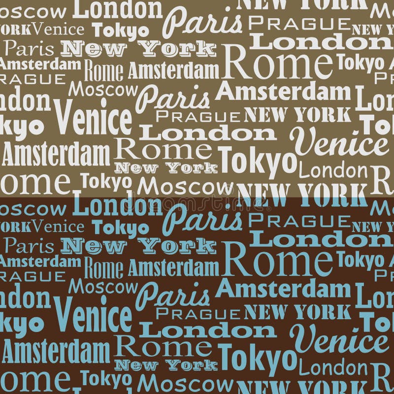 Seamless text pattern stock vector. Illustration of europe - 41410212