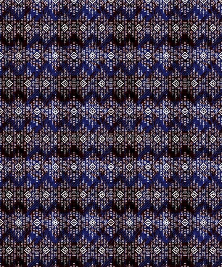 Seamless Textile Design Print Ethnic Style - Seamless Pattern ...