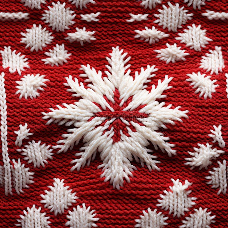 Seamless Textile Fabric Texture with Red and White Christmas Pattern ...