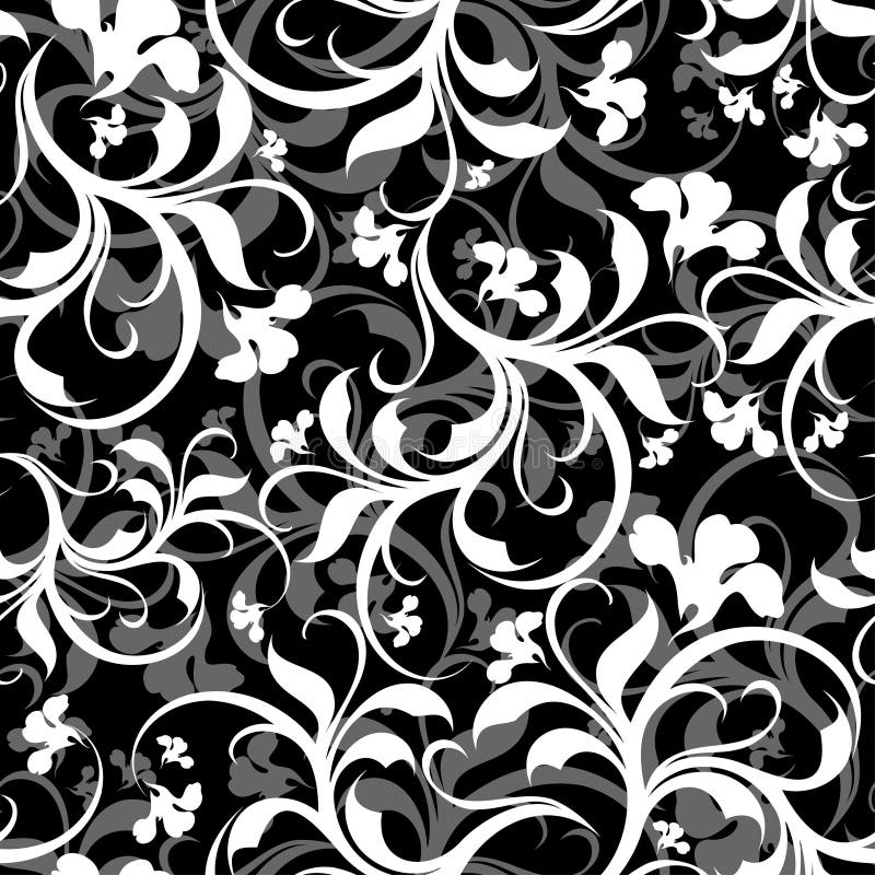 Seamless texture stock vector. Illustration of floral - 16428228