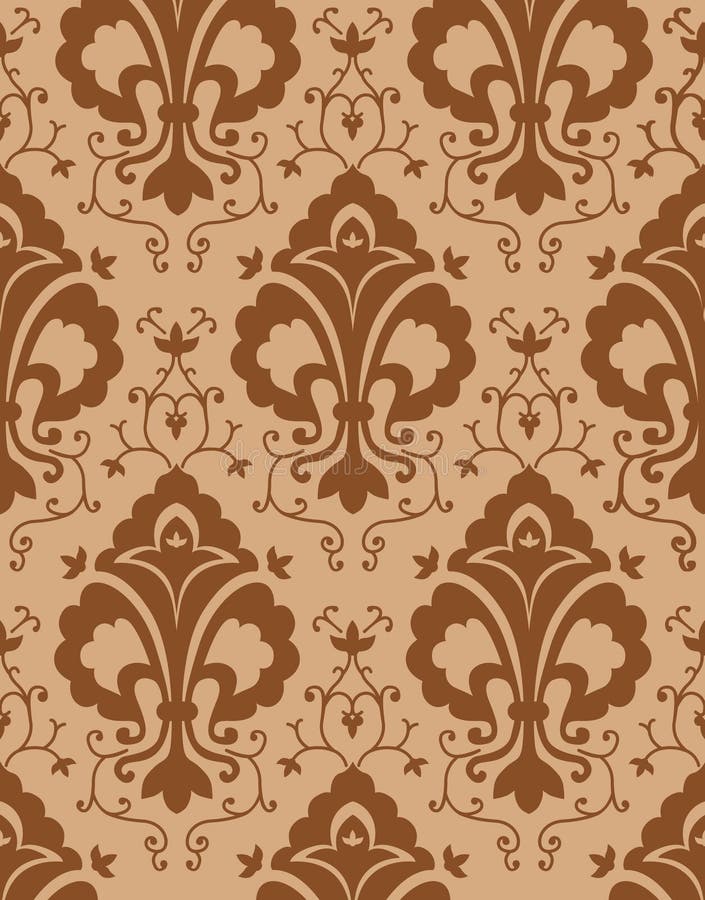 Seamless Texture Vintage Wallpaper Stock Vector - Illustration of ...
