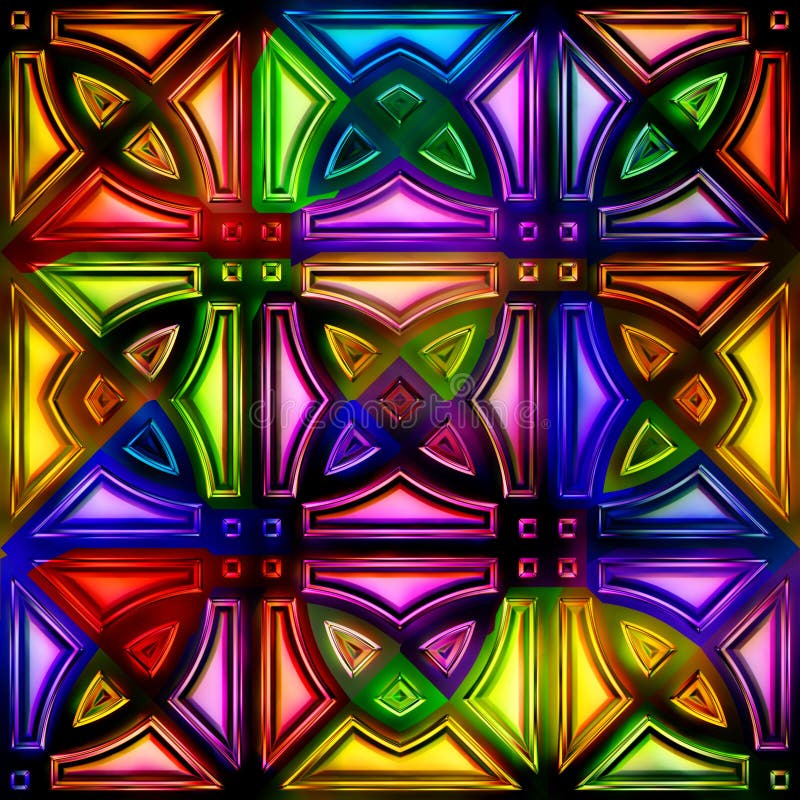 Seamless Texture of Abstract Bright Shiny Colorful Stock Illustration ...