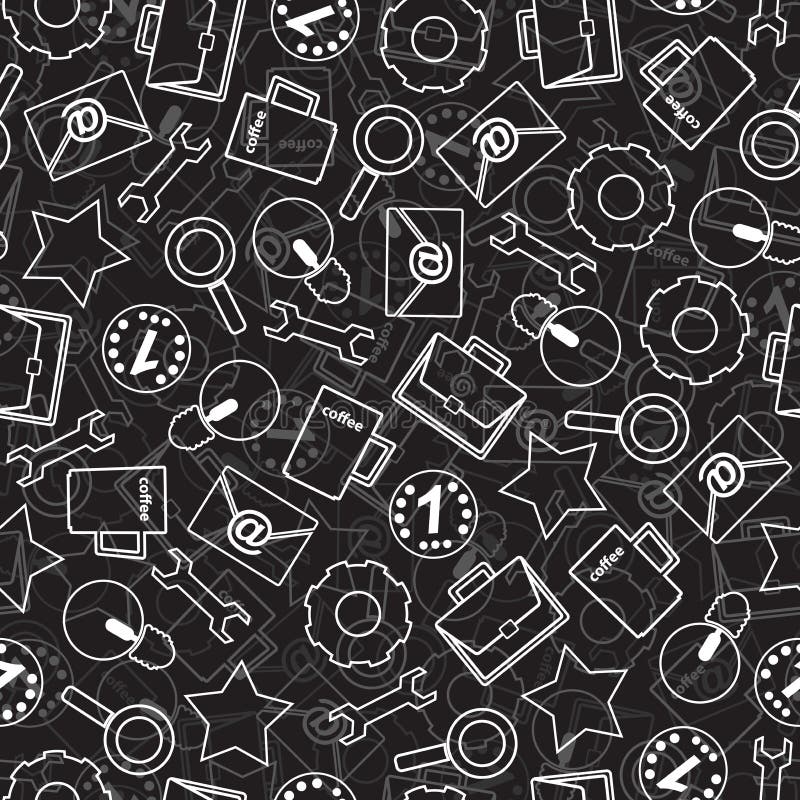 Seamless Texture with Abstract Pattern on Business. Stock Vector ...