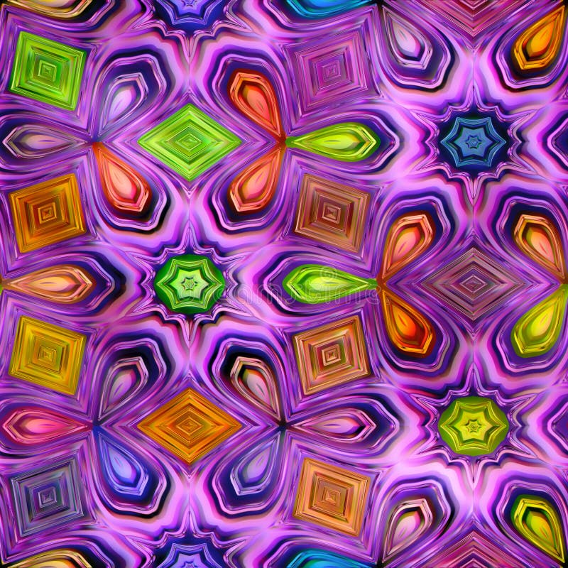 Seamless Texture Abstract Shiny Colorful Background 3D Illustration ...