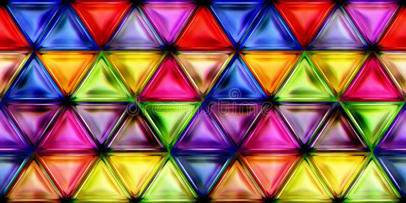 Seamless Texture of Abstract Shiny Colorful 3D Illustration Stock ...