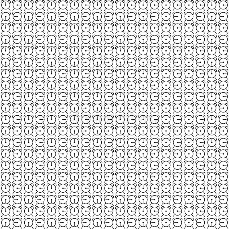 Seamless texture alarm stock vector. Illustration of style - 178781637