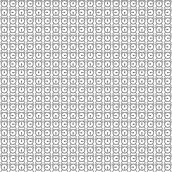 Seamless texture alarm stock vector. Illustration of style - 178781637