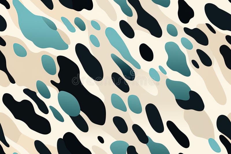 Leopard Skin Camo Seamless Pattern Stock Vector - Illustration of skin ...