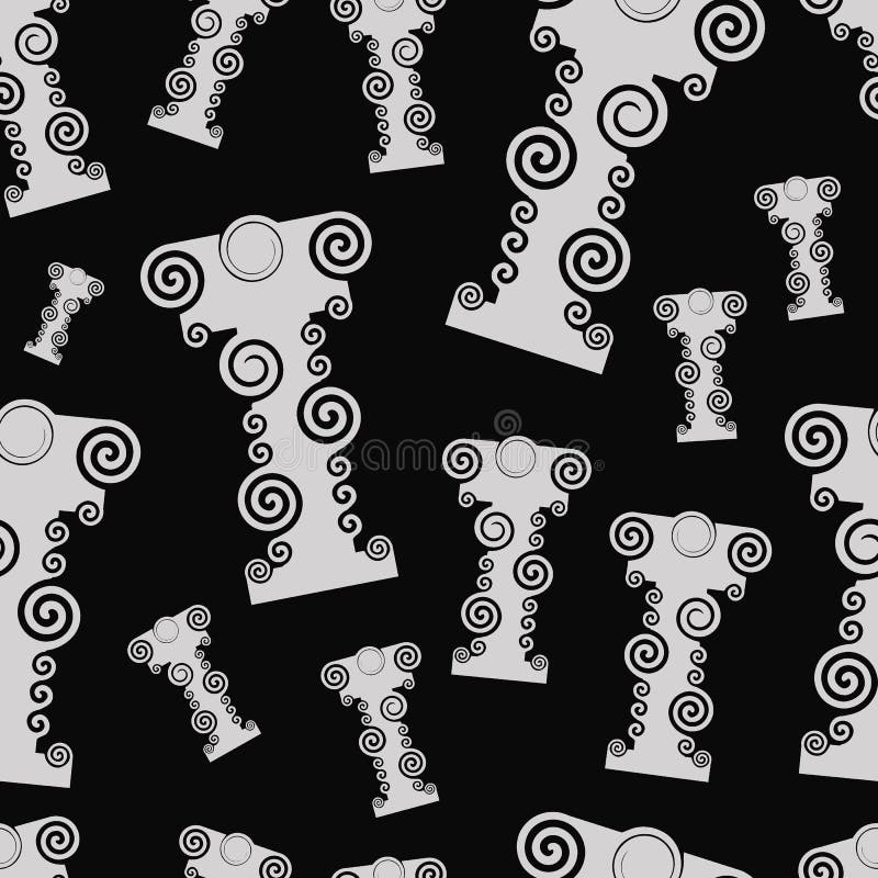 Seamless Texture with Architectural Columns 2 Stock Vector ...