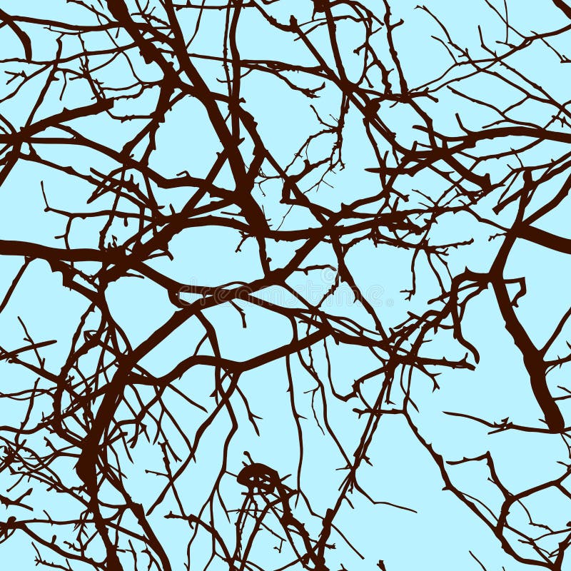 Seamless Texture with Autumn Trees. EPS 10 Vector Stock Vector ...