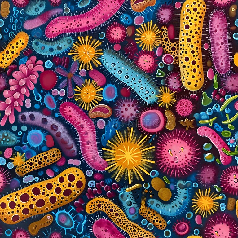 Seamless Texture Microbe Stock Photos - Free & Royalty-Free Stock ...