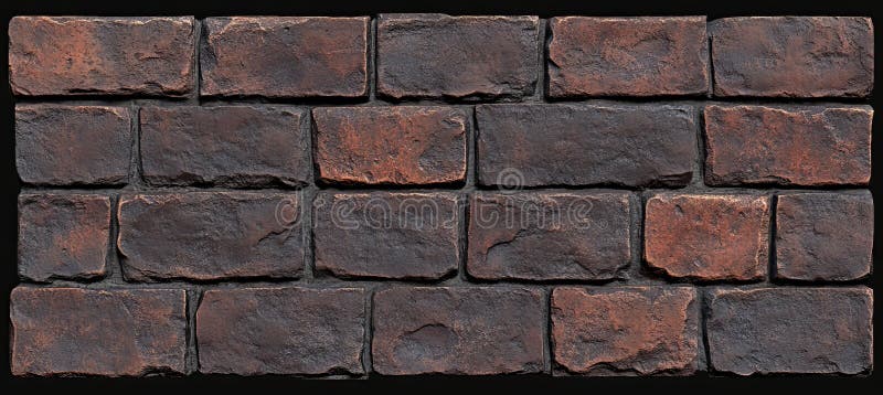 Seamless Texture, Background of Weathered Rough Stone Bricks in Varied ...