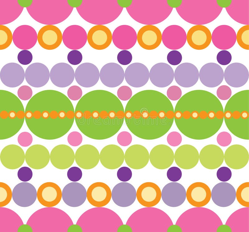 Seamless Texture with Balls Stock Vector - Illustration of geometric ...