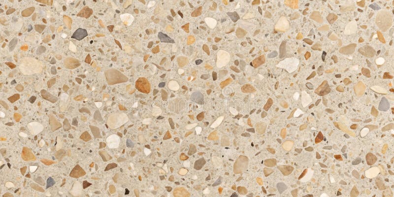 A Seamless Texture of Beige Aggregate with Varied Stone Inclusions for ...