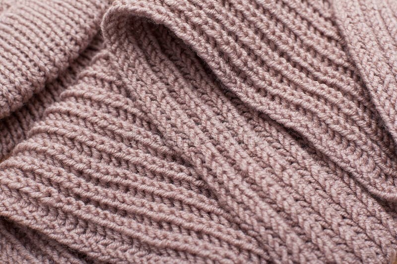 Seamless Texture of Beige Knitted Scarf. Repeating Hand Knitting. the ...