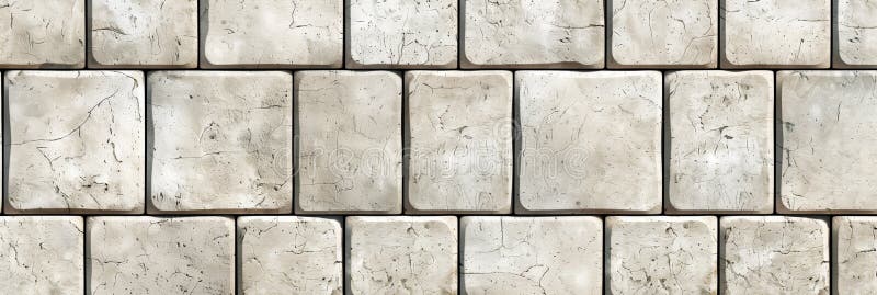 A Seamless Texture of Beige Stone Blocks, Arranged in an Off-white ...