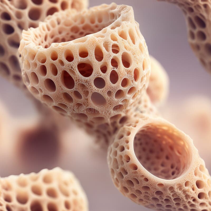 Seamless Texture of Biological Tissue Under Microscope Stock Image ...