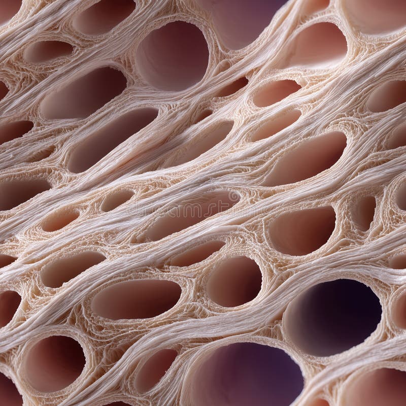 Seamless Texture of Biological Tissue Under Microscope Stock Photo ...