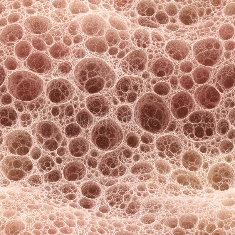 Seamless Texture of Biological Tissue Under Microscope Stock Image ...