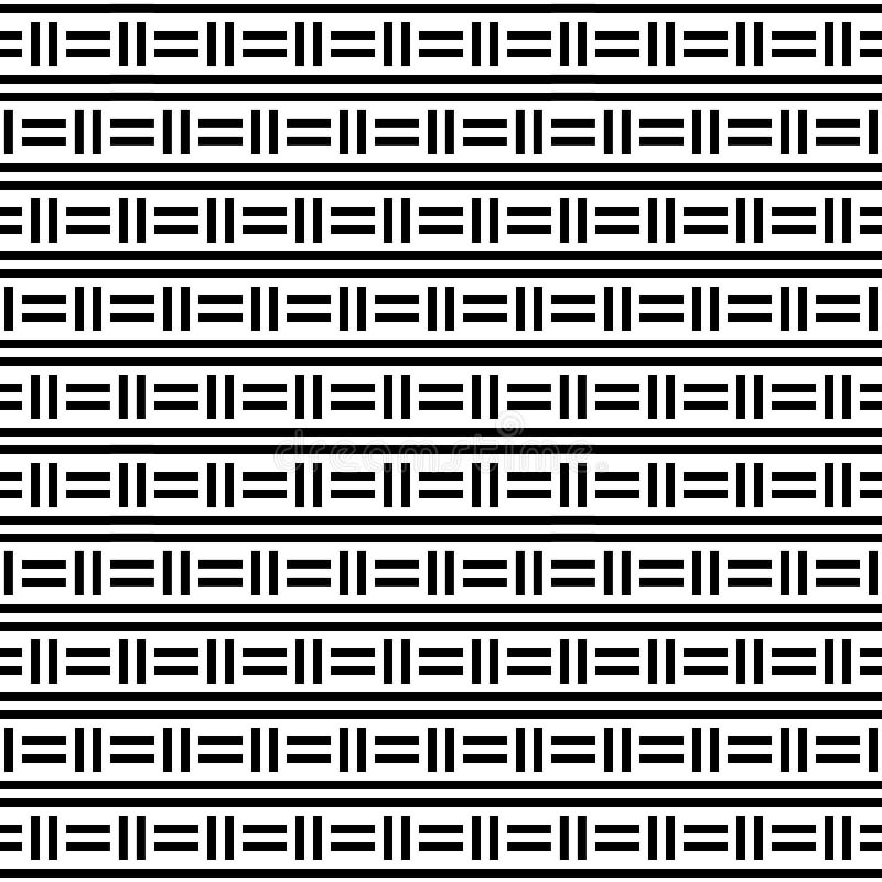 Seamless Texture with Black Bands (10), Modern Stylish Image. Stock ...