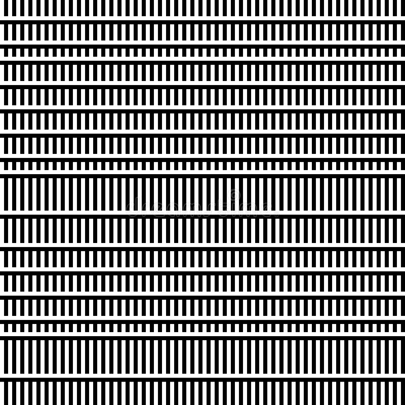 Seamless Texture with Black and White Horizontal Lines, Modern Stylish ...