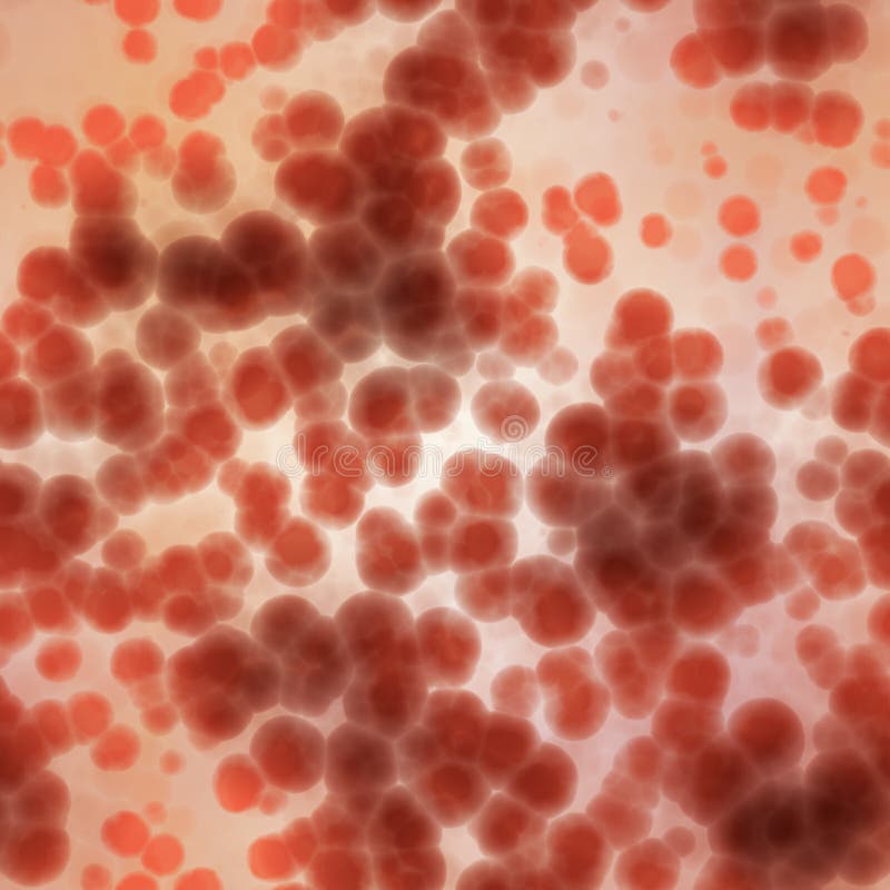 Seamless Texture of Blood Cells Stock Illustration - Illustration of ...