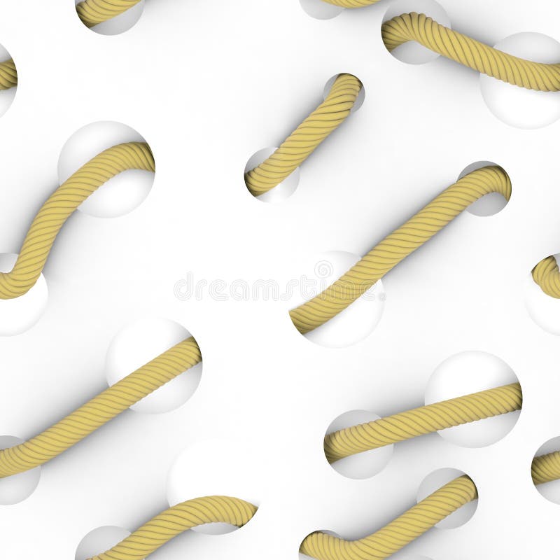 Seamless Texture of a Braided Rope Stock Illustration - Illustration of ...