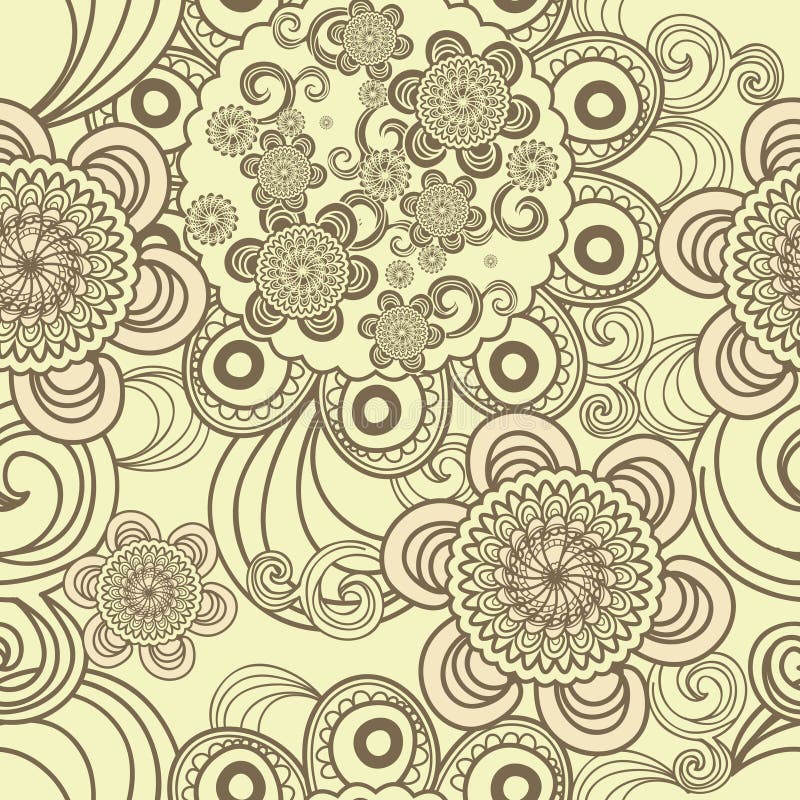 Seamless Pattern with Rangoli Designs for Diwali Stock Vector ...