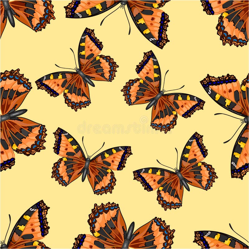 Butterfly Vanessa cardui stock vector. Illustration of butterfly - 35476595