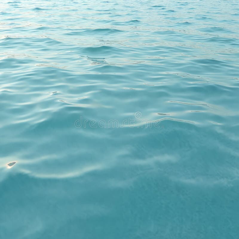 Seamless Texture of Calm Turquoise Lake Water. Soft Sunlight ...