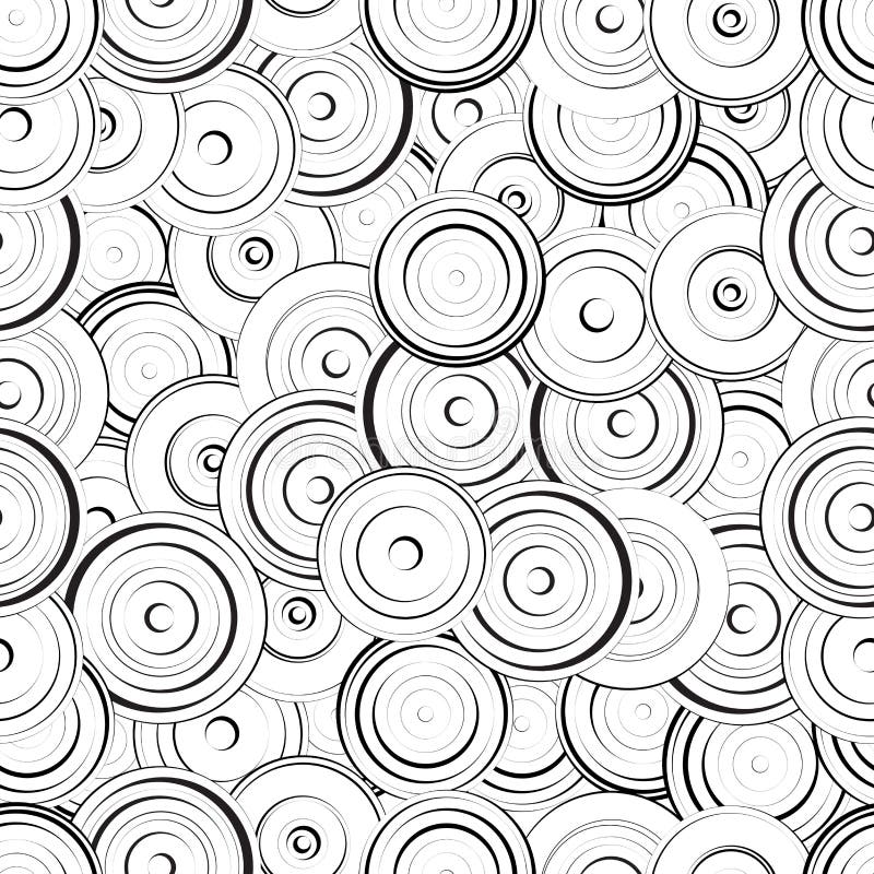 Seamless Texture with Circles Stock Vector - Illustration of pattern ...