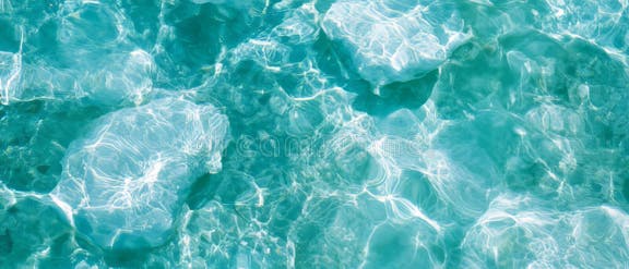 Seamless Texture of Clear Spring Water Surrounded by Natural ...