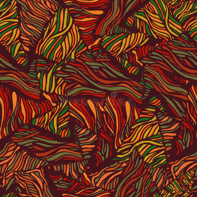 Seamless Texture of a Complex Pattern of Stripes and Triangles Stock ...