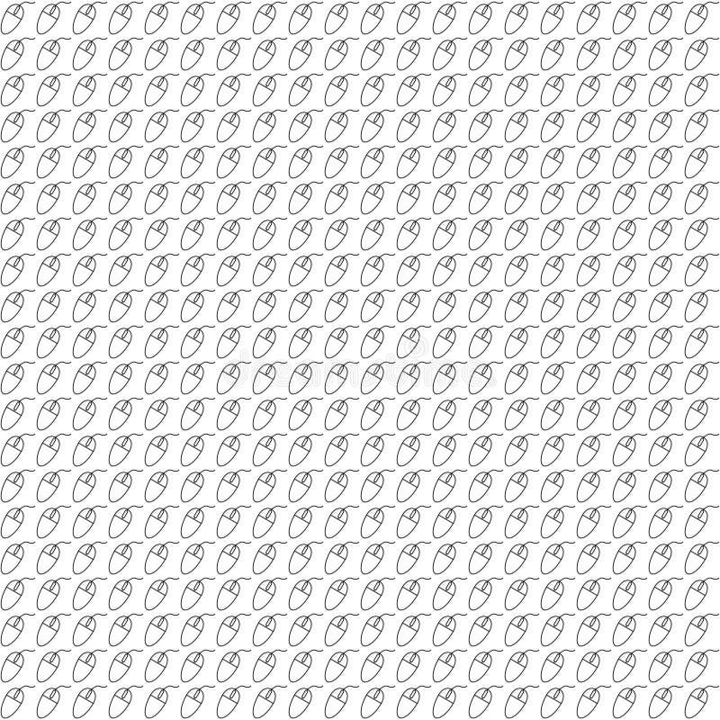 Seamless Texture Computer Mouse Stock Vector - Illustration of vector ...