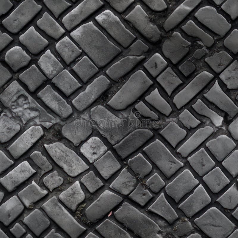 Seamless Texture of Concrete Pavement Stock Illustration - Illustration ...